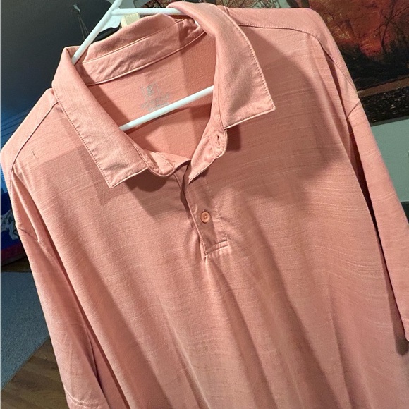 George | Shirts | George Mens Peach Polo Shirt | Poshmark